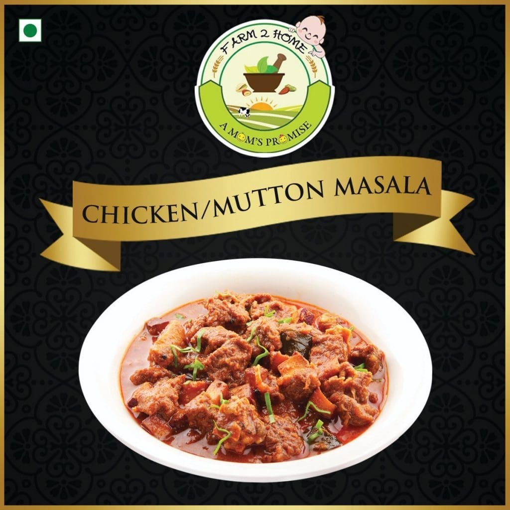 CHICKEN / MUTTON MASALA (100g) - Farm 2 Home